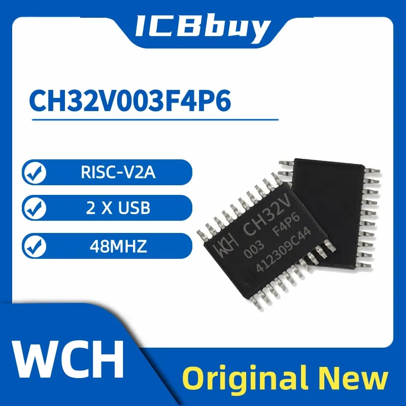 Ch32v003f4p6 Industrial-grade Mcu, Risc-v2a, Single-wire Serial Debug Interface, System ...