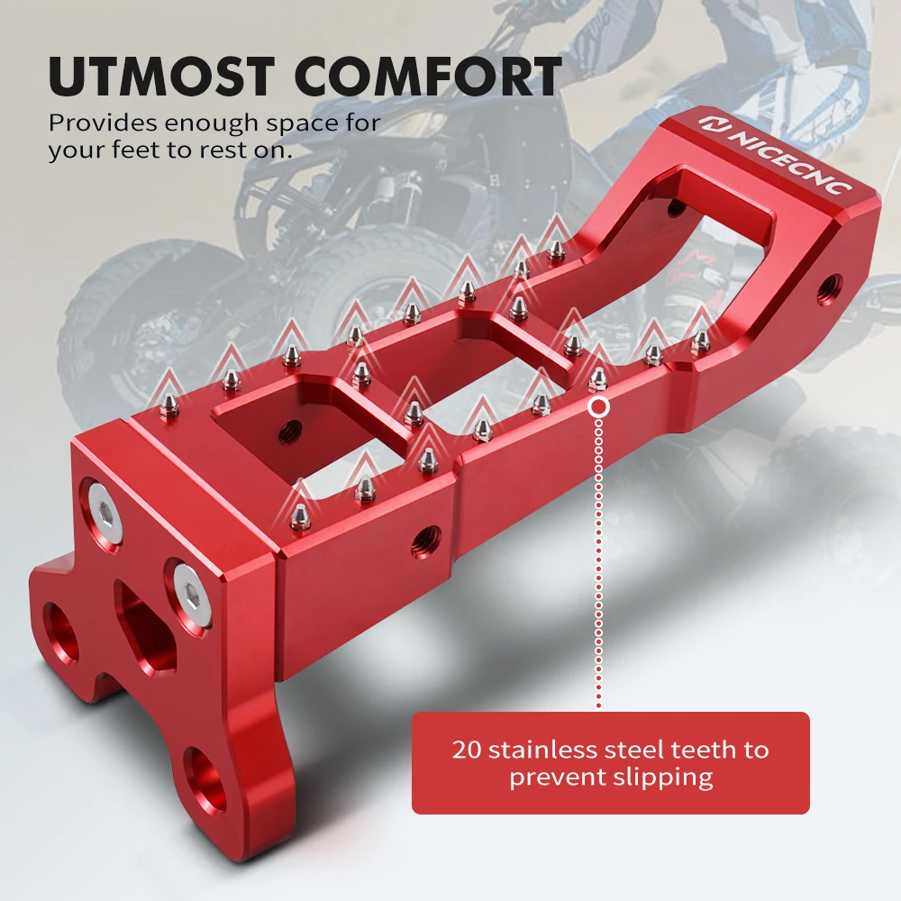 For-Yamaha-YFZ450R-Foot-Pegs-Rest-Pedals-For-Yamaha-YFZ450X-2010-2011 ...