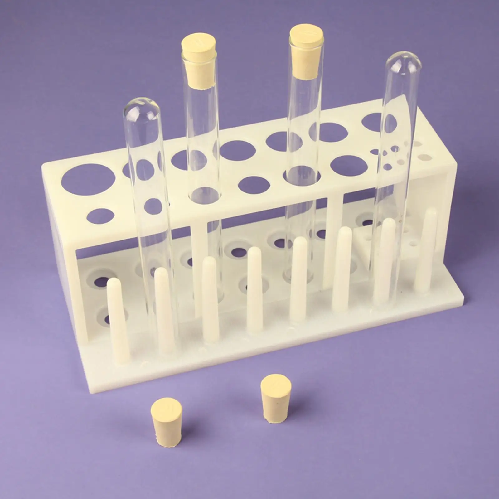 Test Tube Stand 19 Holes Reusable Lab Equipment Multipurpose ...