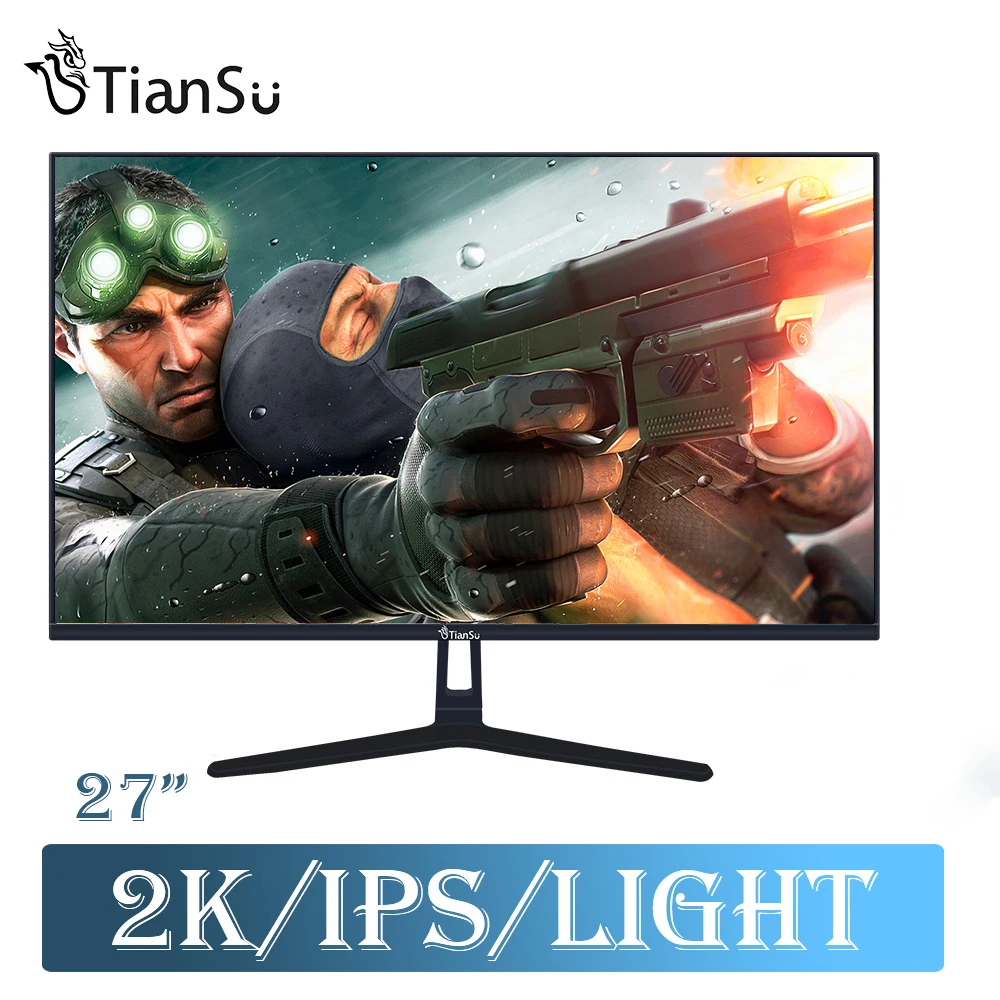 Monitor do computador Tiansu 27 Polegada 2k 2560x1440 IPS HDMI FHD ...