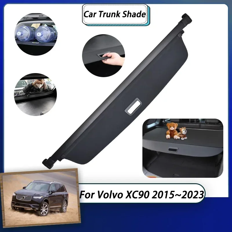 Couverture-de-coffre-de-voiture-pour-Volvo-XC90-T6-MK2-2015-2023 ...