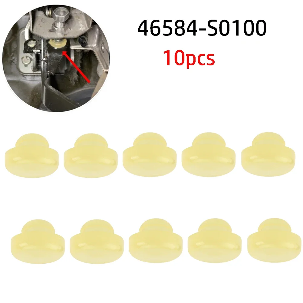 10/2pcs Brake Clutch Pedal Stopper Pad 46584-S0100# Yellow For Nissan ...