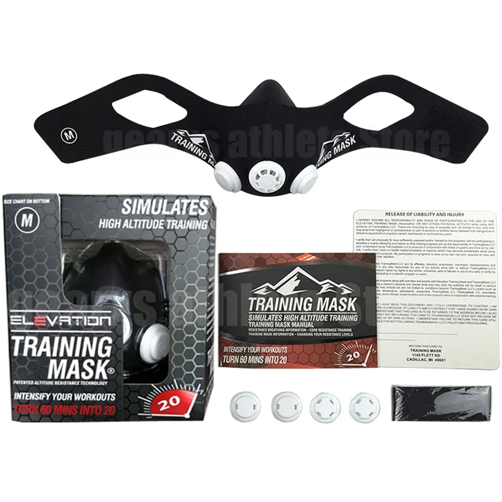 Fitness-Cardio-High-pressure-Breathing-Cycling-Workout-Running-Mask ...