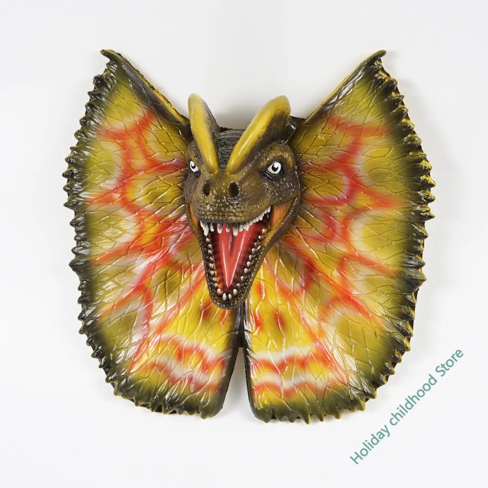 Wall-Mounted-Dinosaur-Wall-Bust-Realistic-Dilophosaurus-Head-Sculpture ...