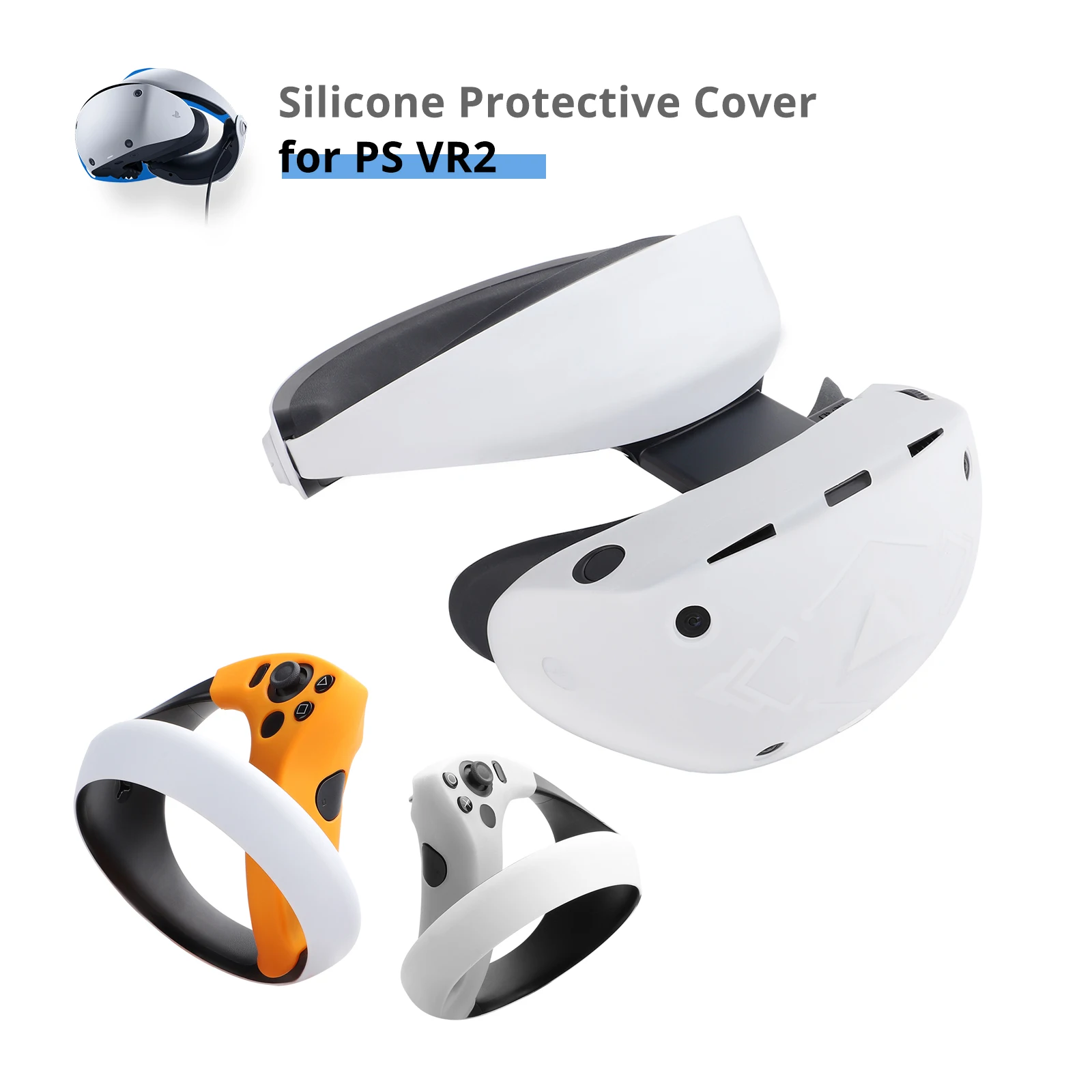 Silicone Protective Cover for PlayStation VR2 Controller Grip Cover ...