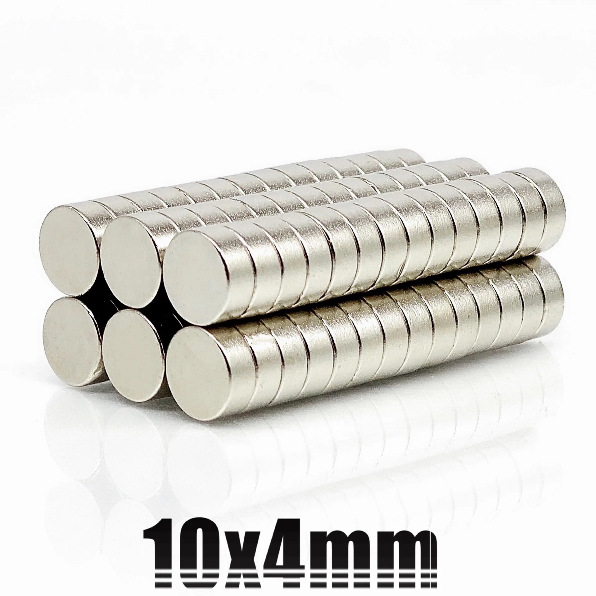 5/10/20/50/100Pcs 10x4 Neodymium Magnet 10mm x 4mm N35 NdFeB Round ...