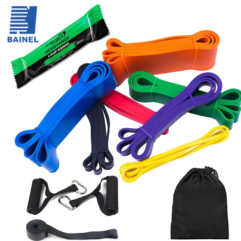 Fitness-Band-Pull-Up-Elastic-Bands-Rubber-Resistance-Loop-Power-Band ...