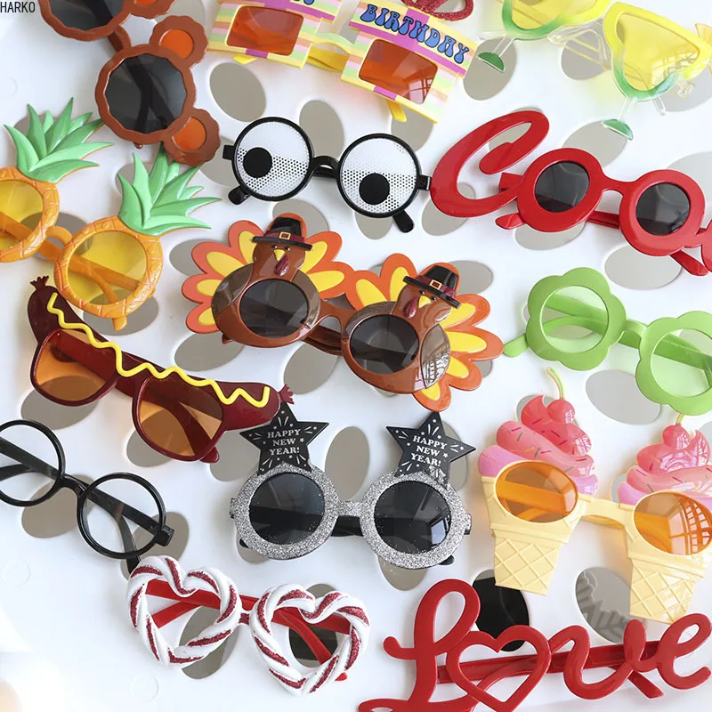 Funny-Crazy-Party-Glasses-Novelty-Costume-Party-Carnival-Glasses-Hawaii ...