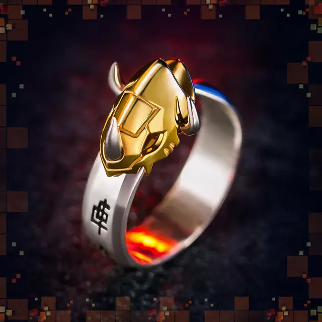 Anime Digimon Digital Monster Ring Garurumon Unisex Cosplay Adjustable ...