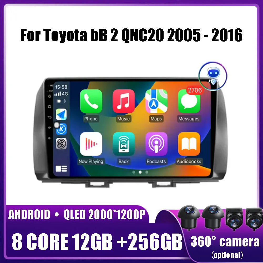 Android-14-for-Toyota-bB-2-QNC20-2005-2016-Car-Multimedia-Player-Head ...