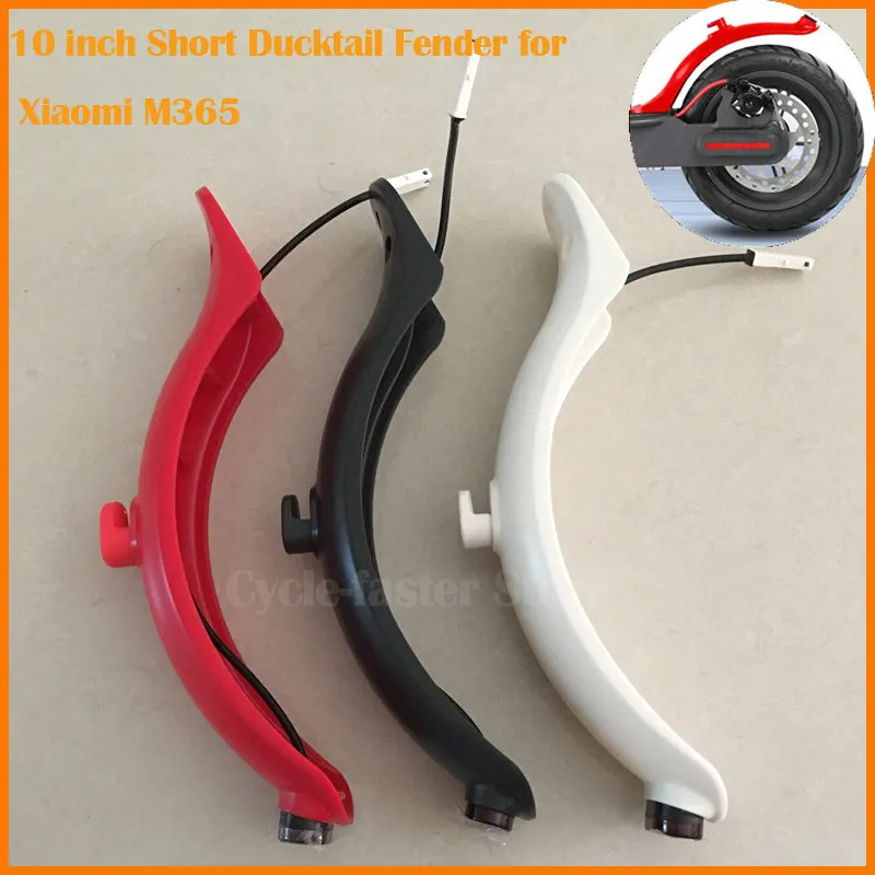 Electric Scooter Rear Mudguard Suit with LED Tail Lamp Screws Splash ...