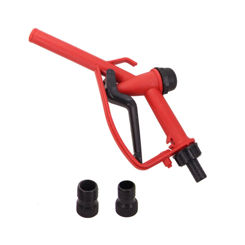 1pc Plastic Manual Heavy Duty Fuel Nozzle Gun With Hook Straight ...