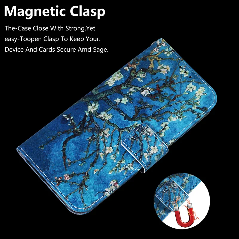 Painted Flip Leather Magnetic Phone Case Cover for Rm Narzo N53 (ZH-4)
