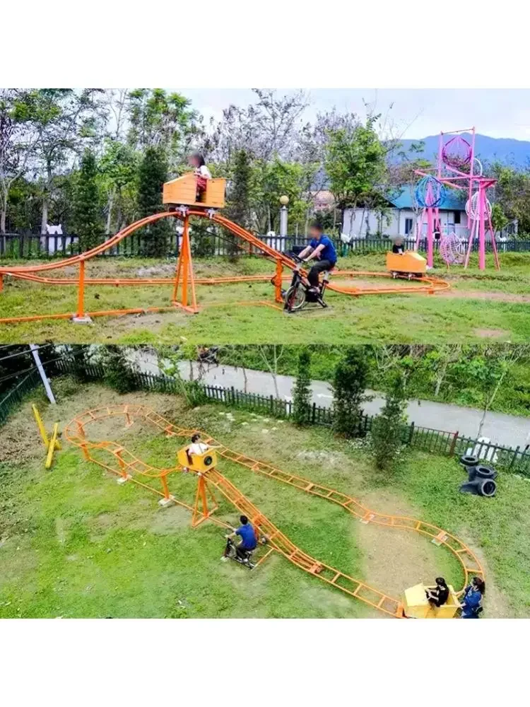 Large-unpowered-roller-coaster-equipment-human-pit-father-roller ...