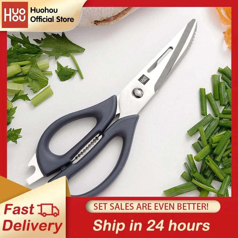 HuoHou-Multi-functional-Kitchen-Scissors-Detachable-Nut-Cracker-Bottle ...