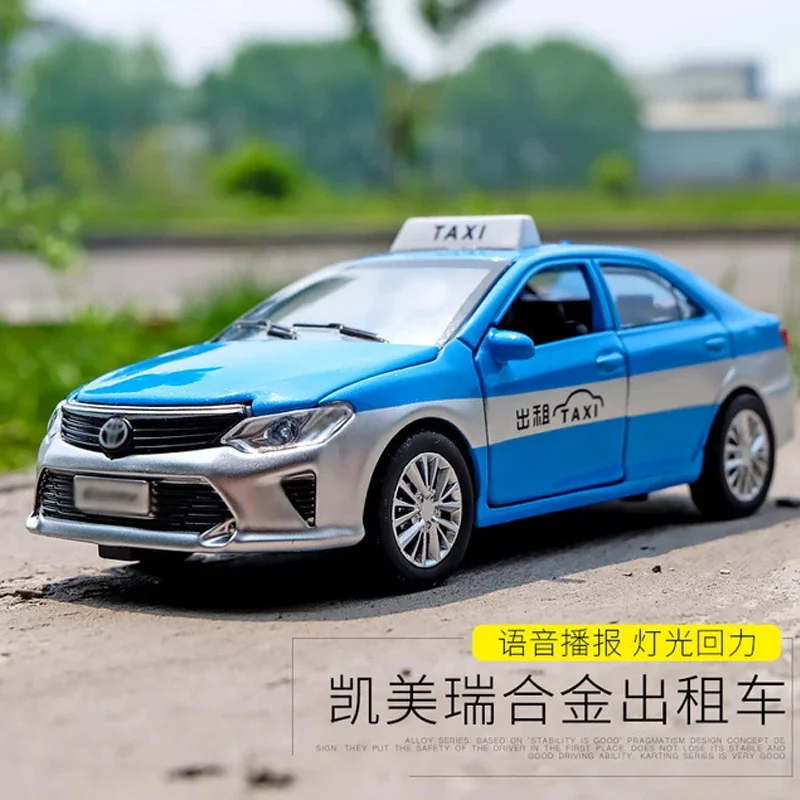 Toyota-Camry-Taxi-Alloy-Car-Model-para-crian-as-Simula-o-Metal-Toy-Cars ...