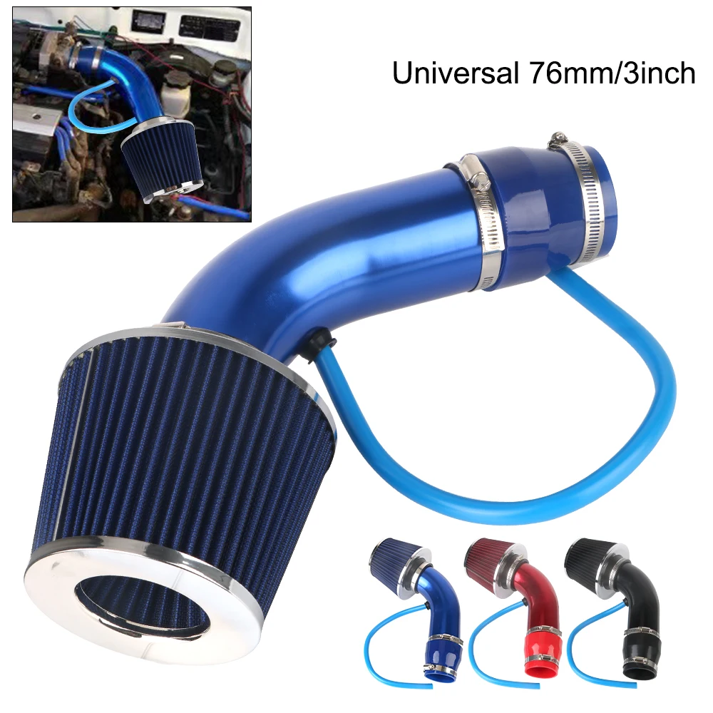 Universal-Aluminum-Car-Cold-Air-Intake-System-Car-Accessories-76mm ...