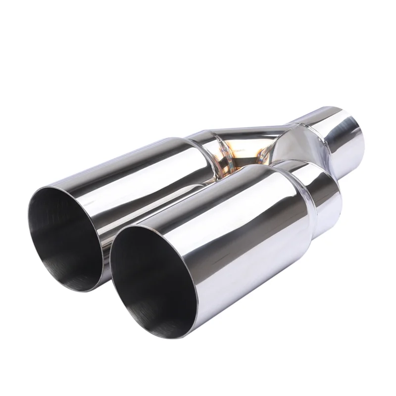 A03Z-Universal 63Mm Inlet 76Mm Outlet Double Cylinder Stainless Steel ...