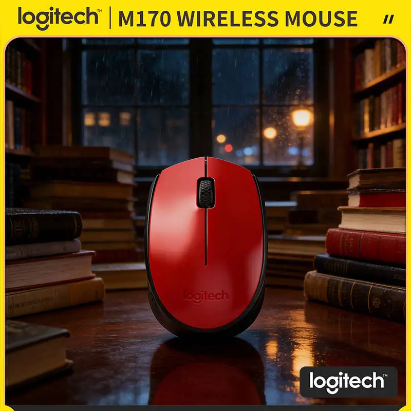 Logitech M170 Wireless Mouse 12-Month Battery Life 1000DPI 2.4GHz 10m ...