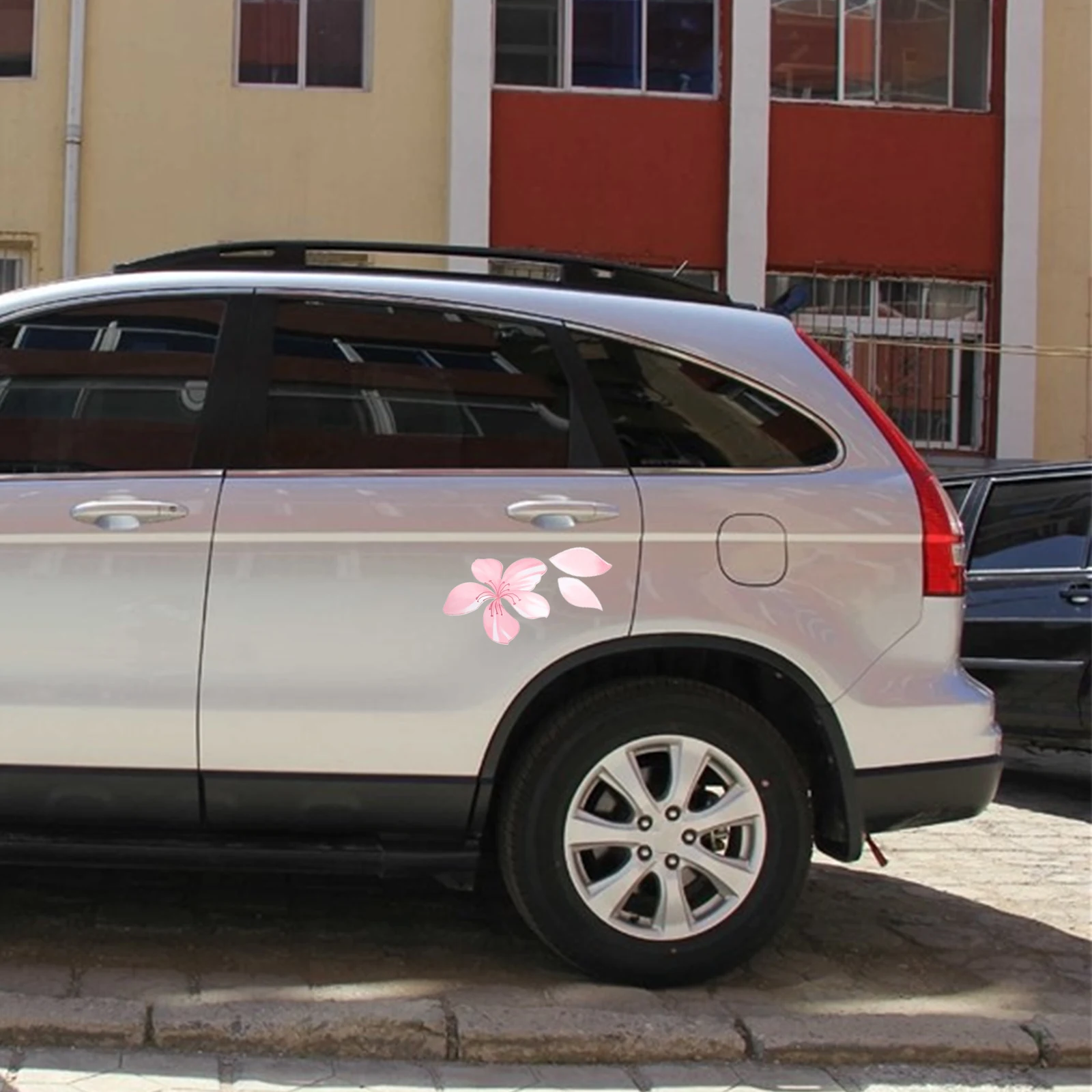 Pink-Cherry-Blossom-Floral-Car-Stickers-Love-Auto-Vinyl-Decal-Bumper ...