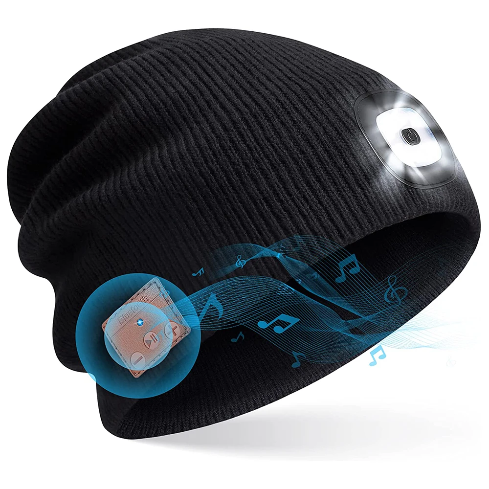 Winter-Knitted-Night-Lighted-Music-Hat-Bluetooth-Beanie-Hat-with-Light ...