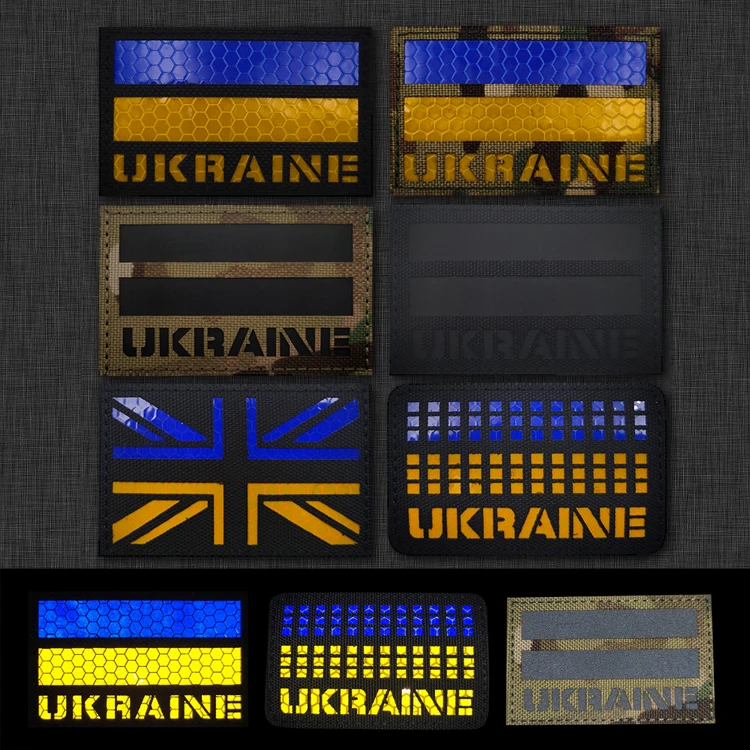 Velcro Reflective Patch Ukraine | Ukraine Military Patches | Ukraine ...