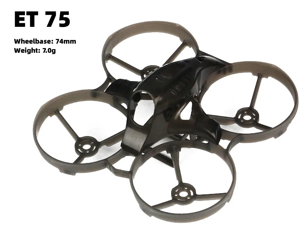 LDARC ET85 87.6mm ET75 74mm Cinewhoop Quadcoper Frame Kits with 4 ...