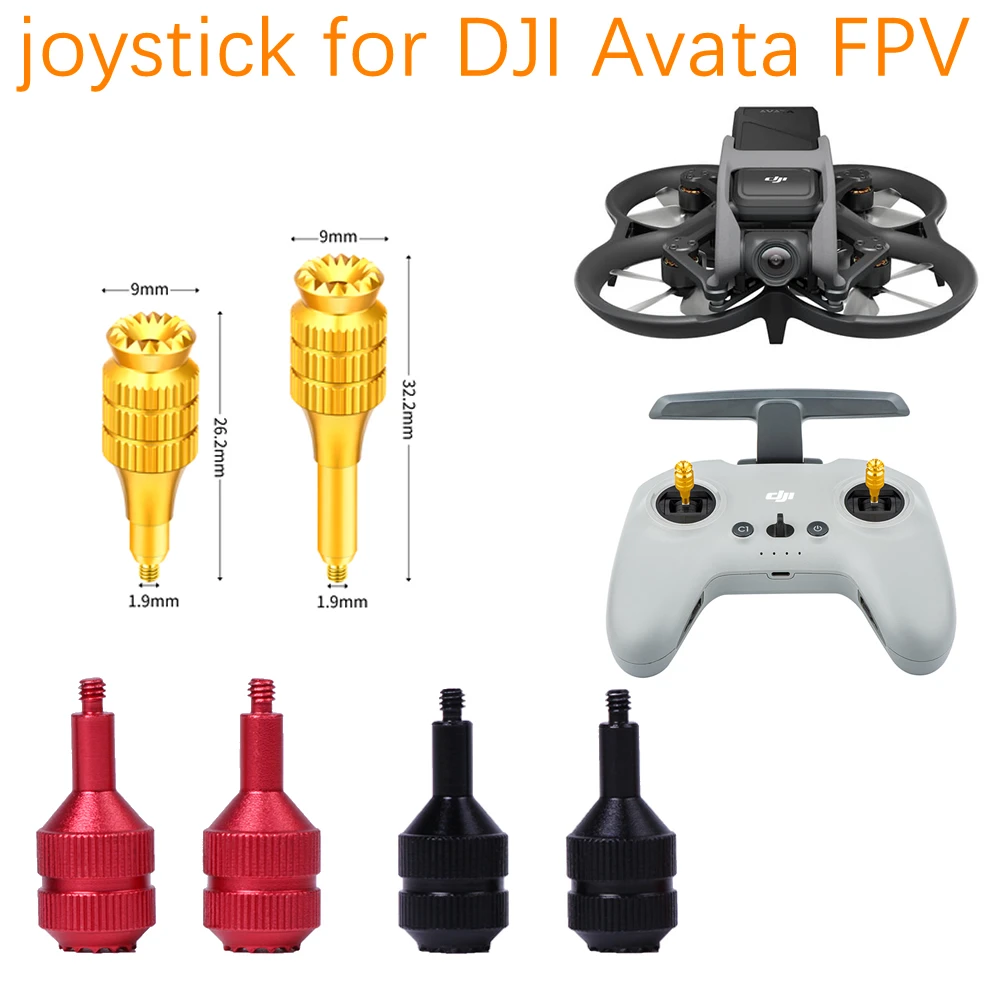 Aluminum Alloy Controller Joysticks for DJI Avata FPV Rocker Storable ...