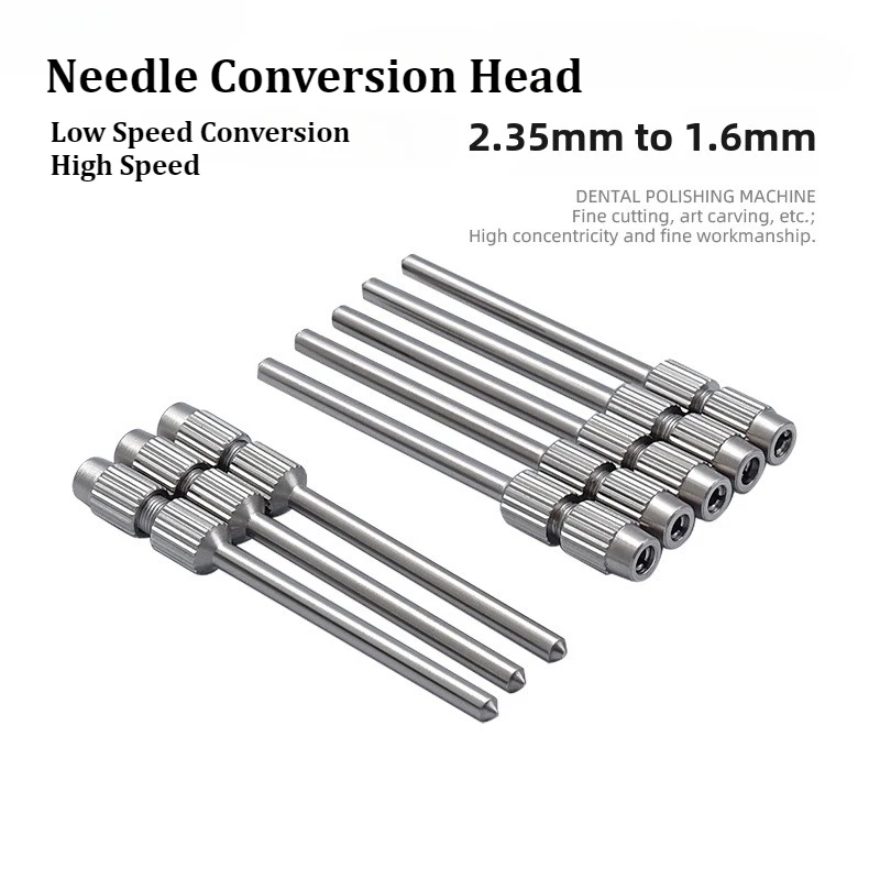 1pcs Stainless steel Dental Low Speed Conversion High Speed Needle ...