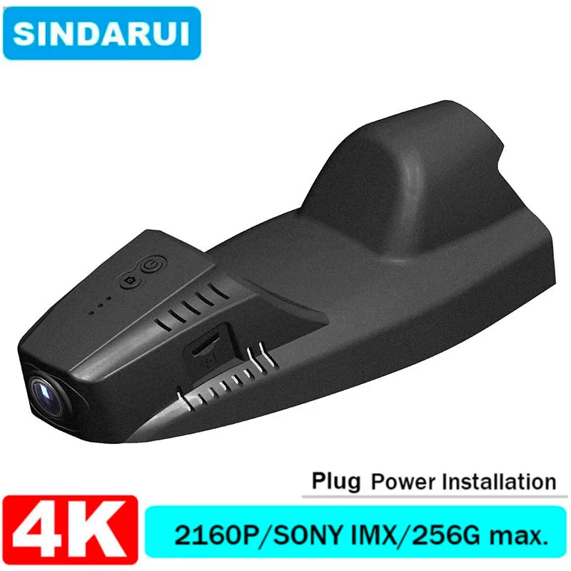 4K HD 2160P New Plug and Play Car DVR Wifi Dash Cam Dual lens For Ford ...
