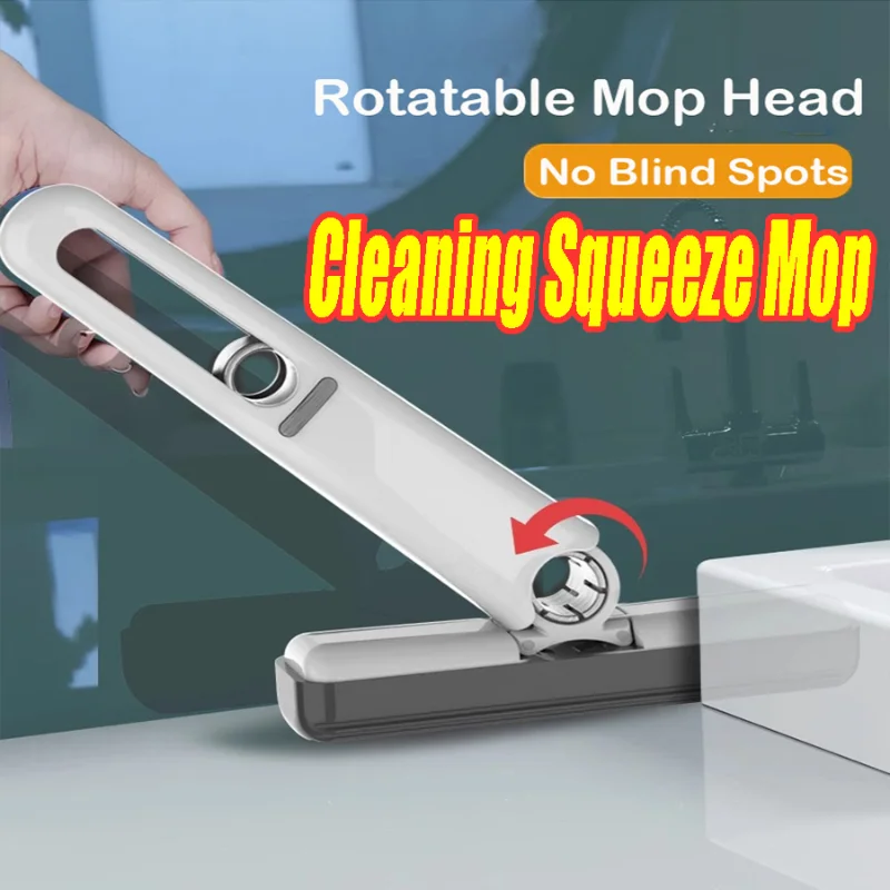 Mini-cleaning-Powerful-Squeeze-Mop-Folding-Home-Cleaning-Mops-with-Self ...