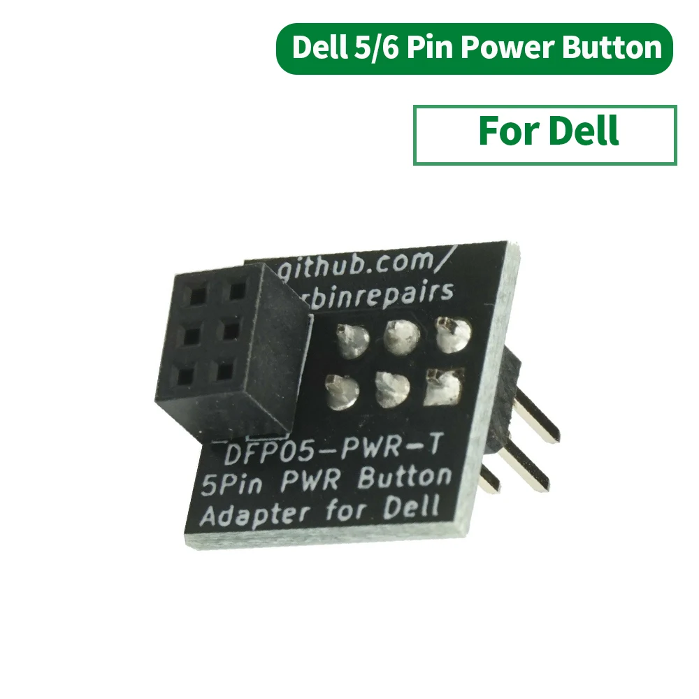 For-Dell-Motherboards-Dell-5-6-Pin-Power-Button-LED-Front-Panel-Adapter ...