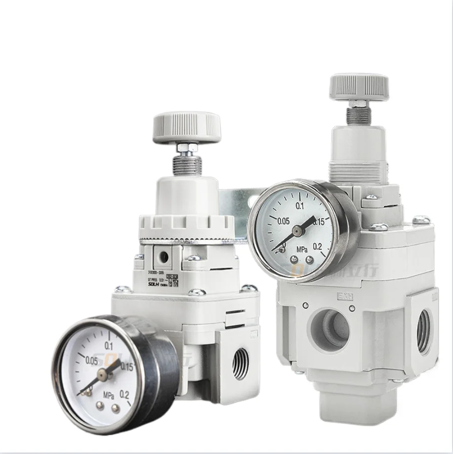 Pneumatic high precision pressure regulator Gas flow control regulation ...