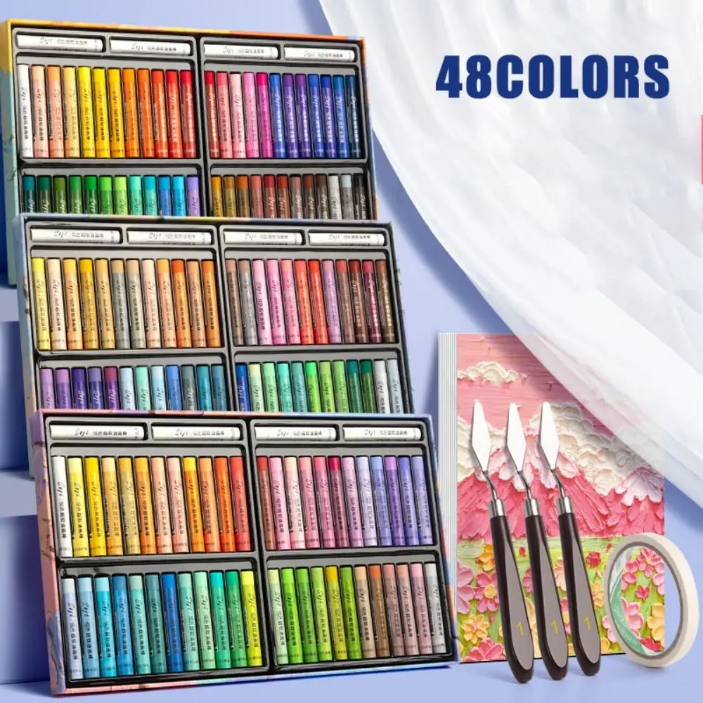 24/36/48 Colors Versatile Morandi Ultra Soft Crayon Classic Macaron ...