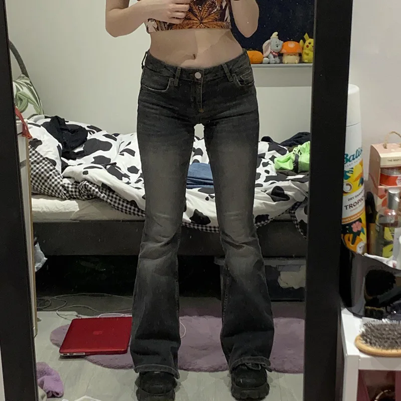 jeans-y2k-pants-acubi-fashion-baggy-coquette-trashy-women-baddie ...