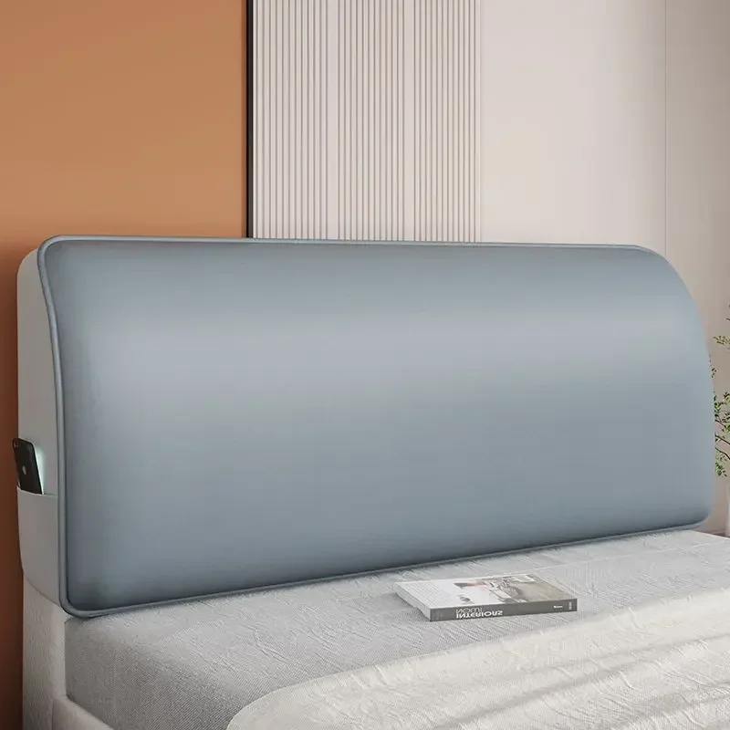 All-inclusive-Bed-Headboard-Cover-Imitation-PU-Quilted-Head-Cover-Solid ...