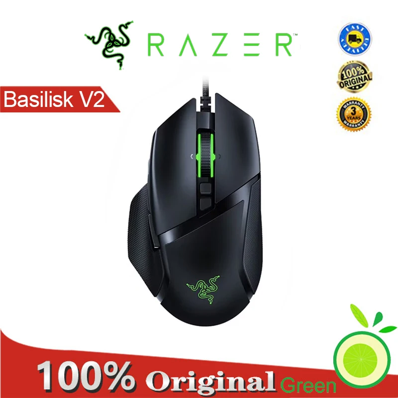 Razer-rat-n-de-juego-Basilisk-v2-accesorio-con-Sensor-ptico-de-20000dpi ...