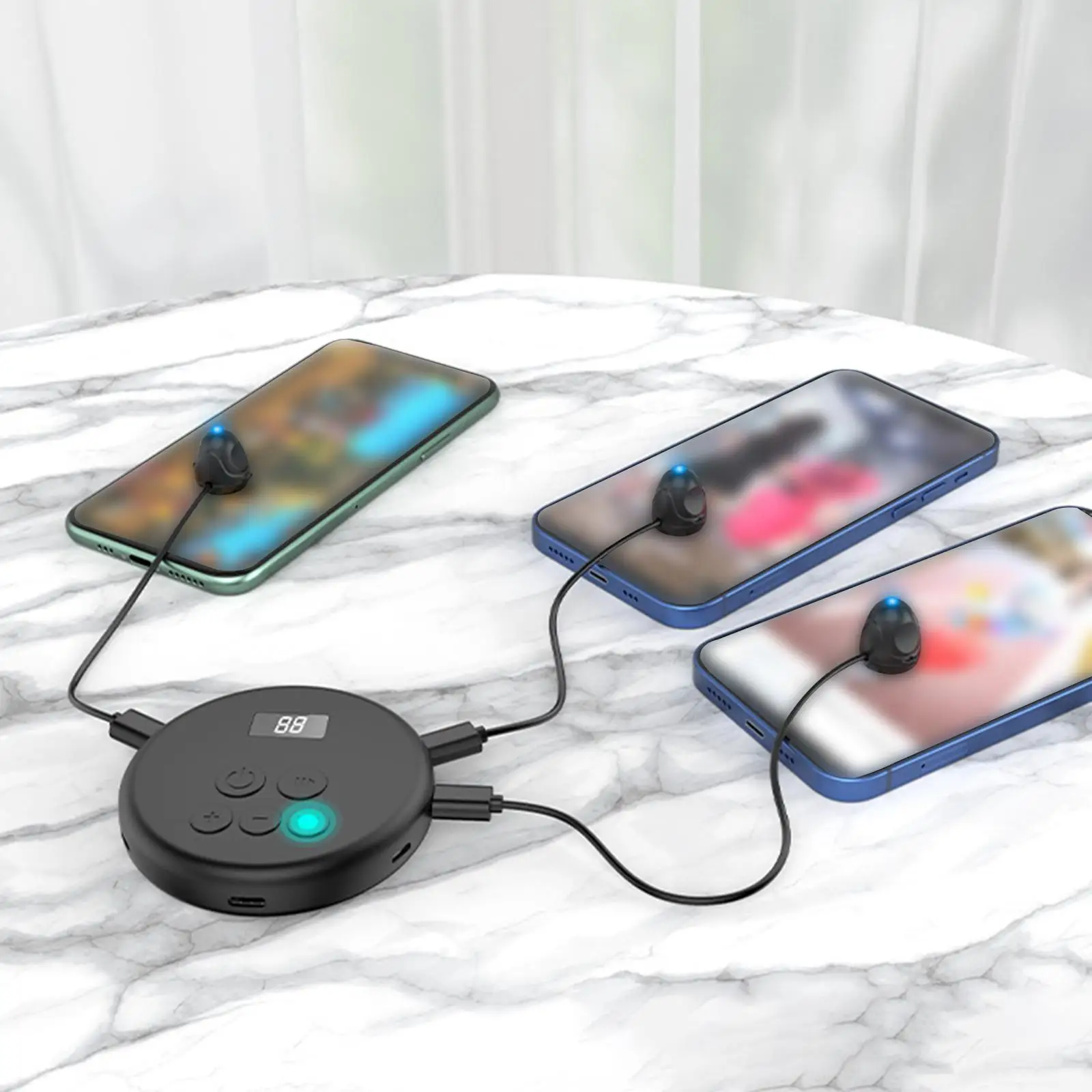 Mute Phone Screen AutoLive Clicker Adjustable Grabber Automatic Phone ...