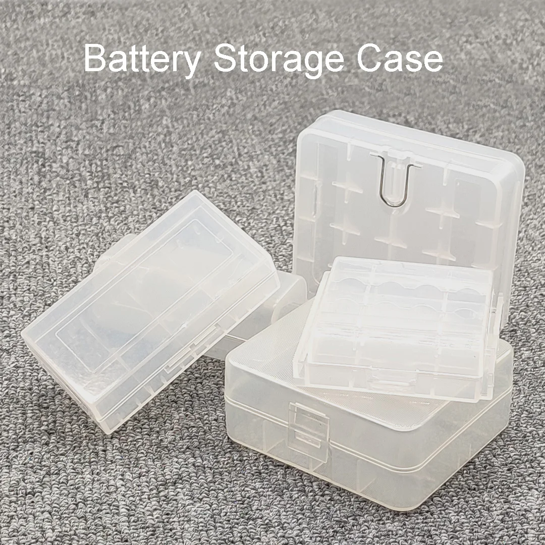 18650 20700 21700 26650 AA AAA Battery Storage Box Hard Case Holder ...