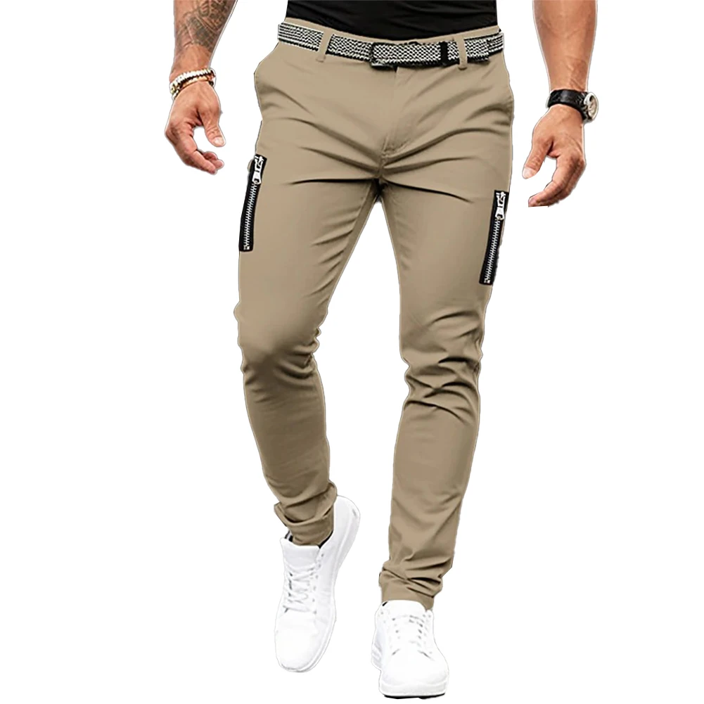 Fashion-Men-s-Slim-Fit-Pants-Leggings-Zip-Design-Stretch-Chino-Pant ...