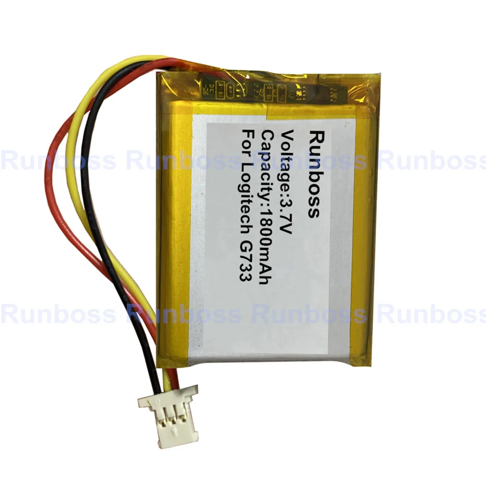 3.7V 1800mAh Replacement Battery For Logitech G733 LightSpeed Wireless ...