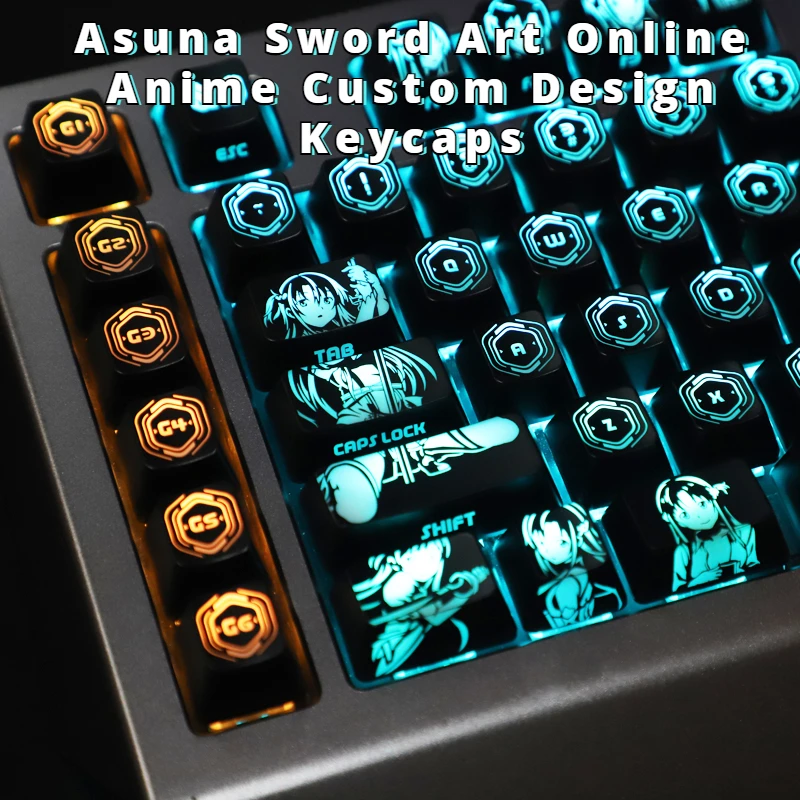 Asuna-Sword-Art-Online-Anime-dise-o-personalizado-teclas-para-Corsair ...