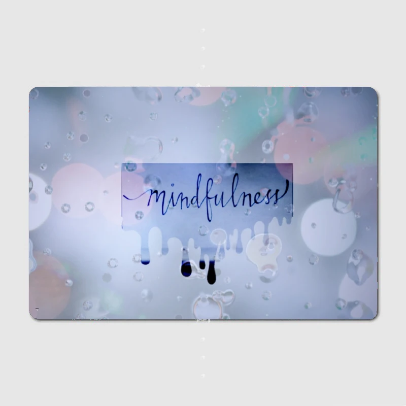 Carteles-de-mindfulness-cartel-de-hojalata-de-Metal-para-interior-y ...