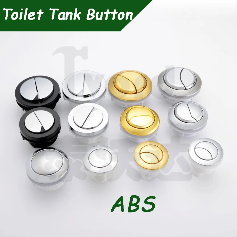 Dual Flush Toilet Tank Button 38mm/48mm/58mm Round shape Closestool ...