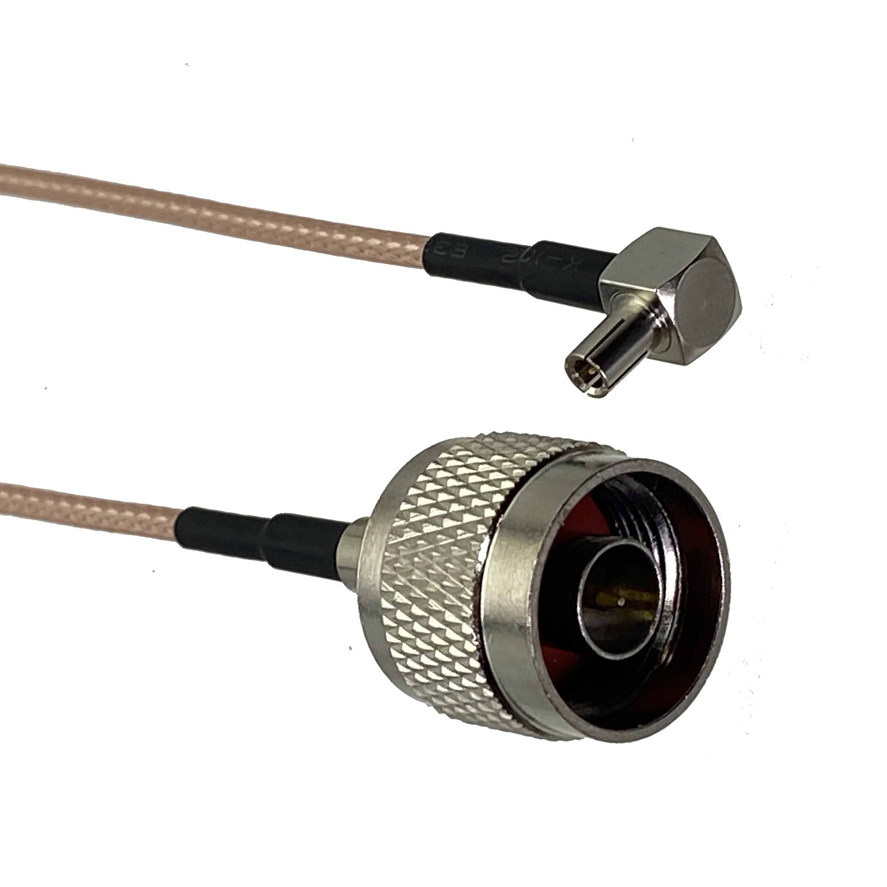 RG316-N-Male-plug-to-TS9-Male-Plug-Right-angle-RF-Jumper-pigtail-Cable ...