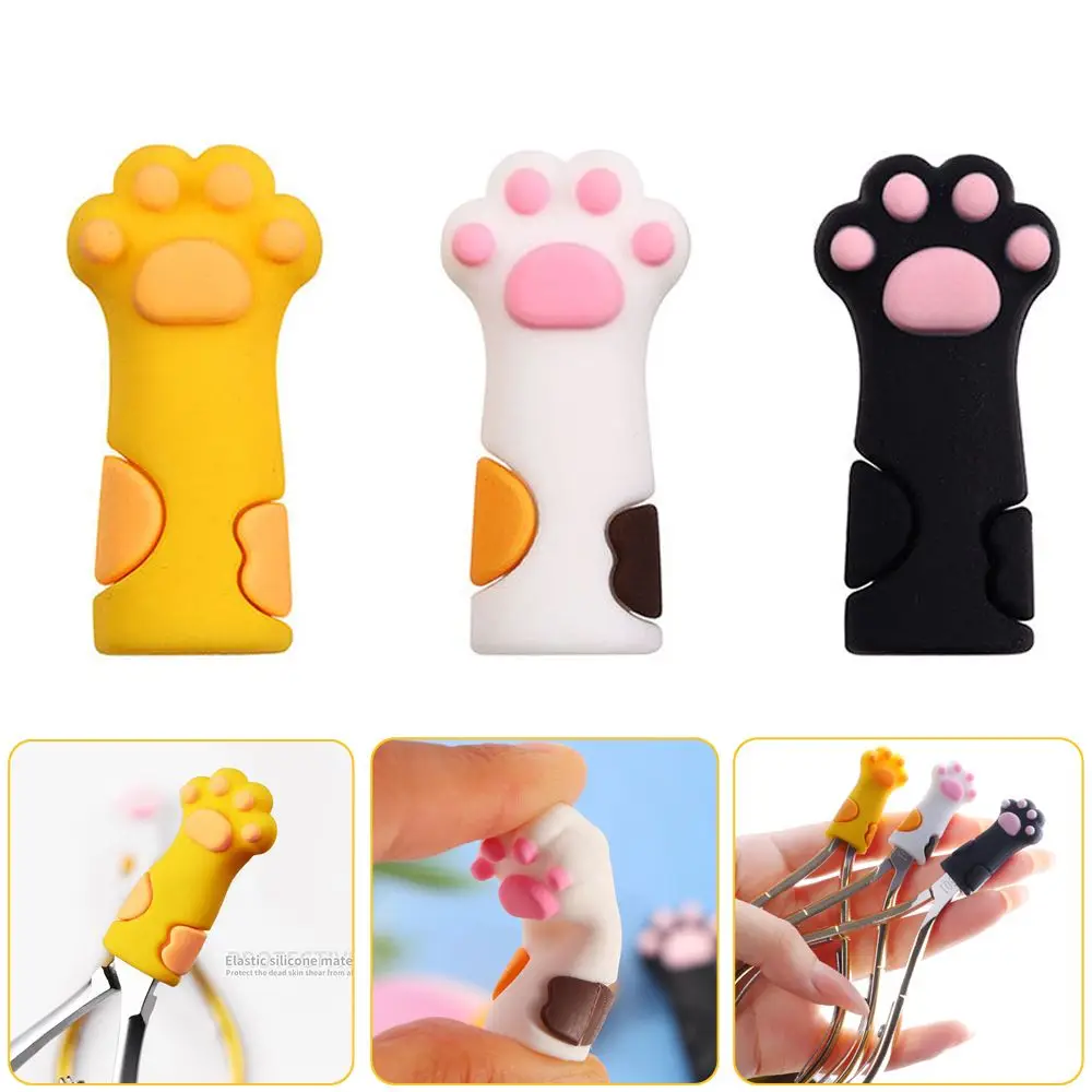 Cat-Paw-Silicone-Nipper-Cover-Nail-Cuticle-Scissors-Sleeve-Scissors ...