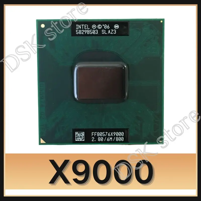 Intel Core 2 X9000 CPU SLAQJ SLAZ3 Laptop Processor Dual Core Dual ...