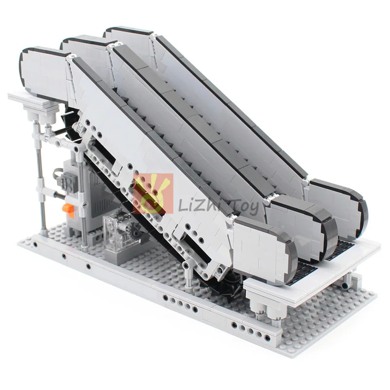 MOC-Building-Block-Bricks-Electric-Escalator-with-Electrical-Machinery ...