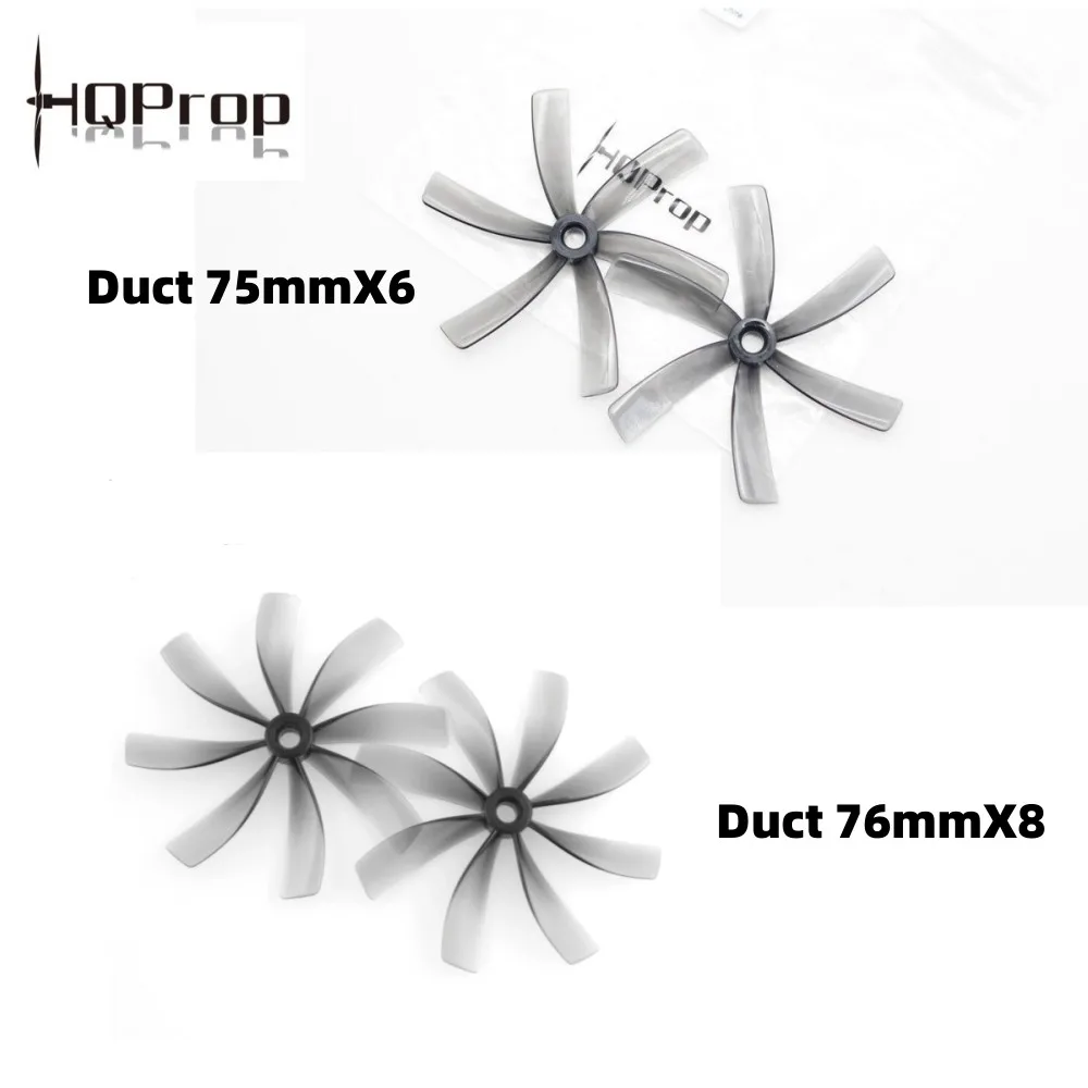 HQProp-Duct-T75mm-6-blade-76mm-8-blade-Propeller-3inch-CW-CCW-Grey-Poly ...