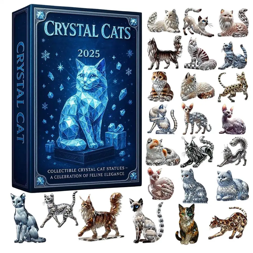 Cat Christmas 2024 Cat Advent Calendar 2024 Christmas Countdown ...